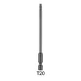 Hex Shank Magnetic Head Torx Screwdriver Bit T6-T40 100Mm Security ...