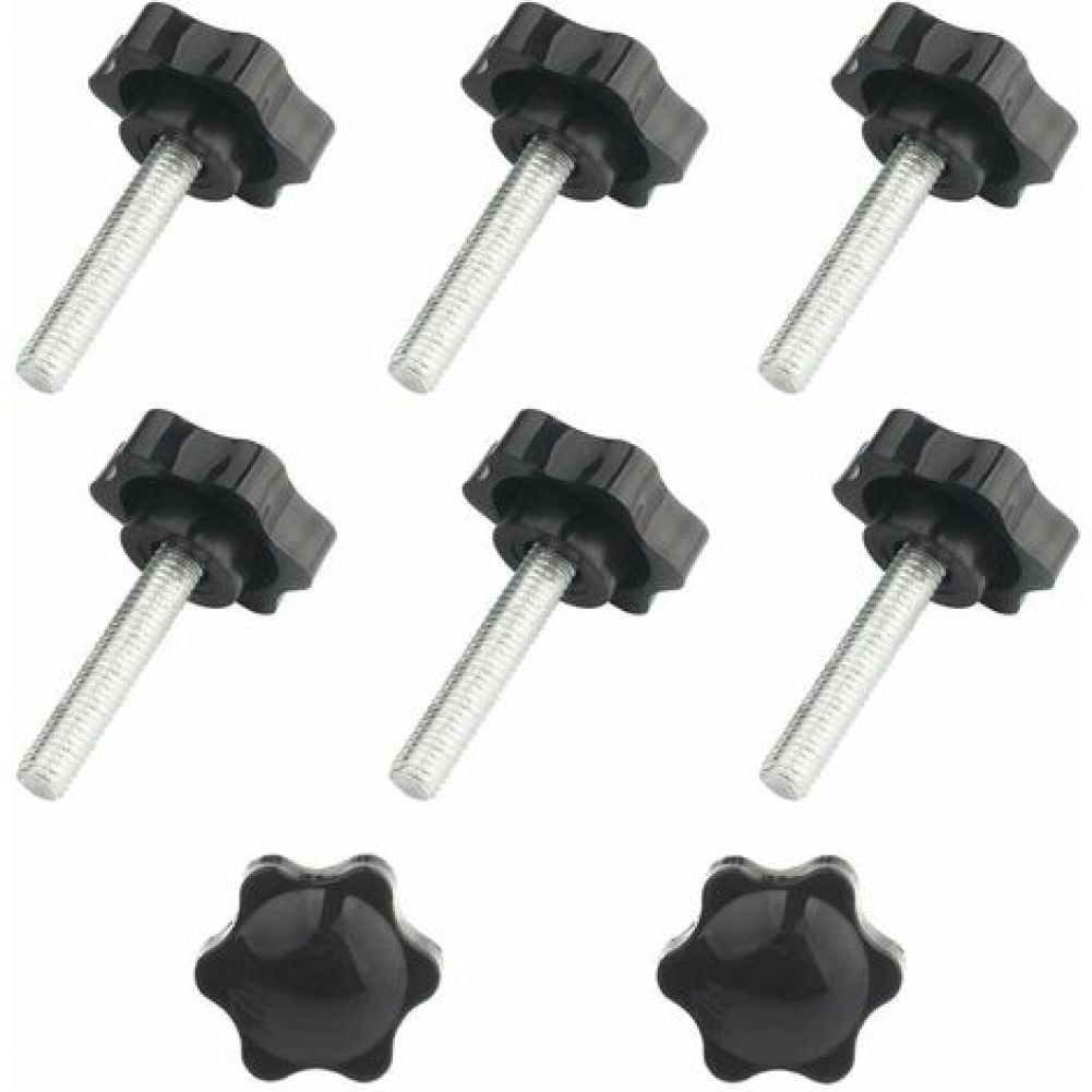 Hex Shaped Clamping Knob, Plastic And Steel Construction Threaded Knob ...