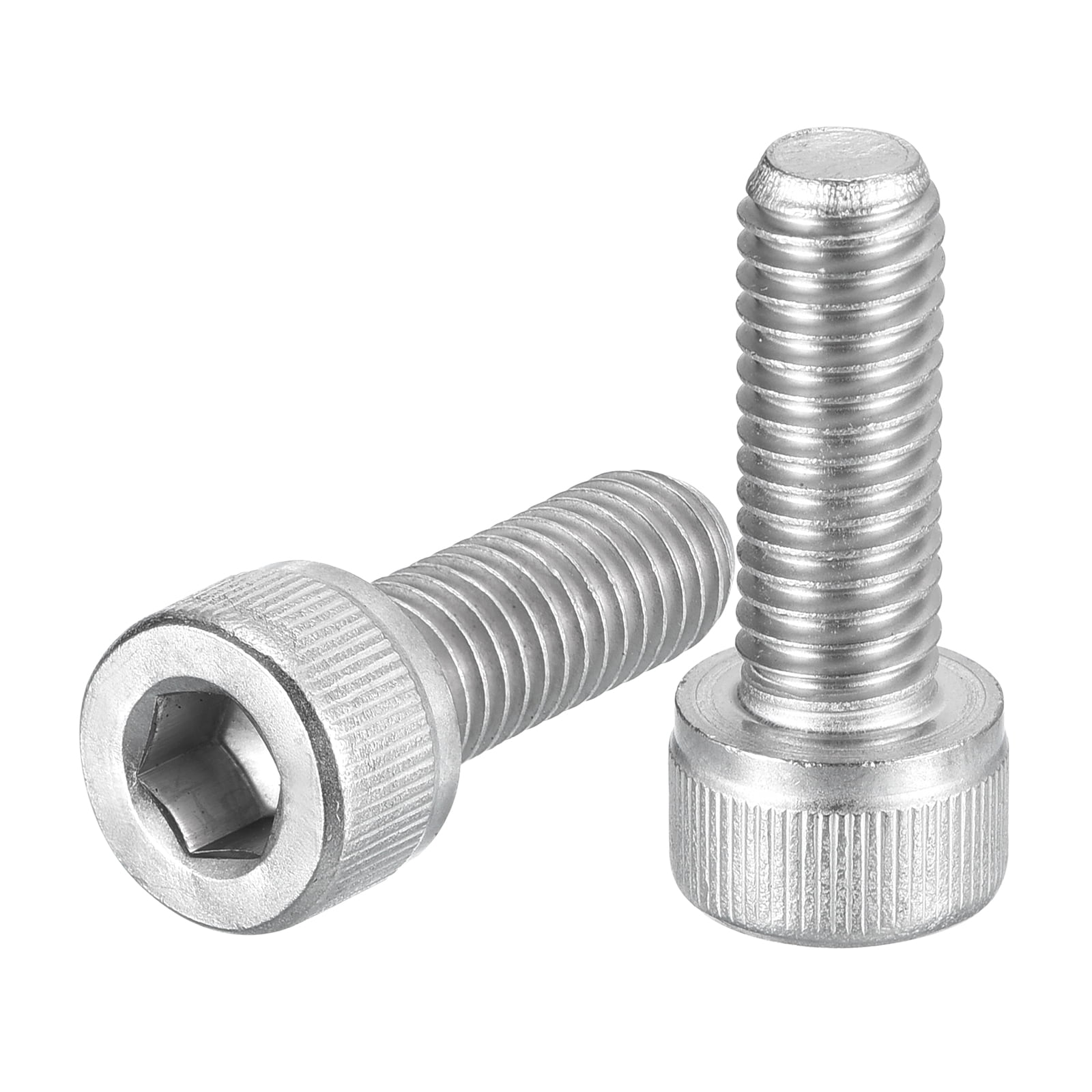 Hex Socket Bolts (M8-1.25x25), 304 Stainless Steel Hex Socket Drive ...