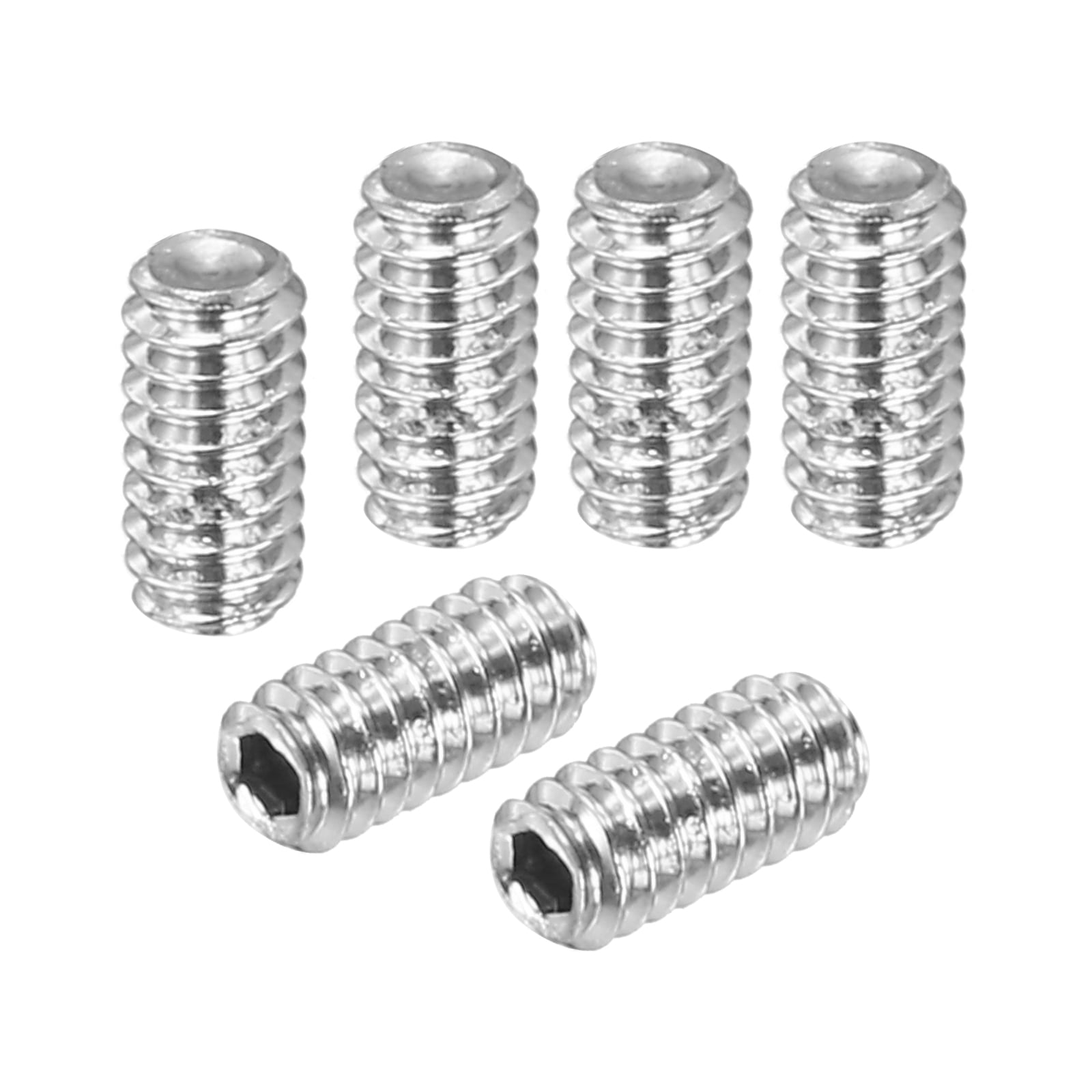 Hex Socket Grub Screw Flat Point Grub Bolt Stainless Steel Head Socket ...