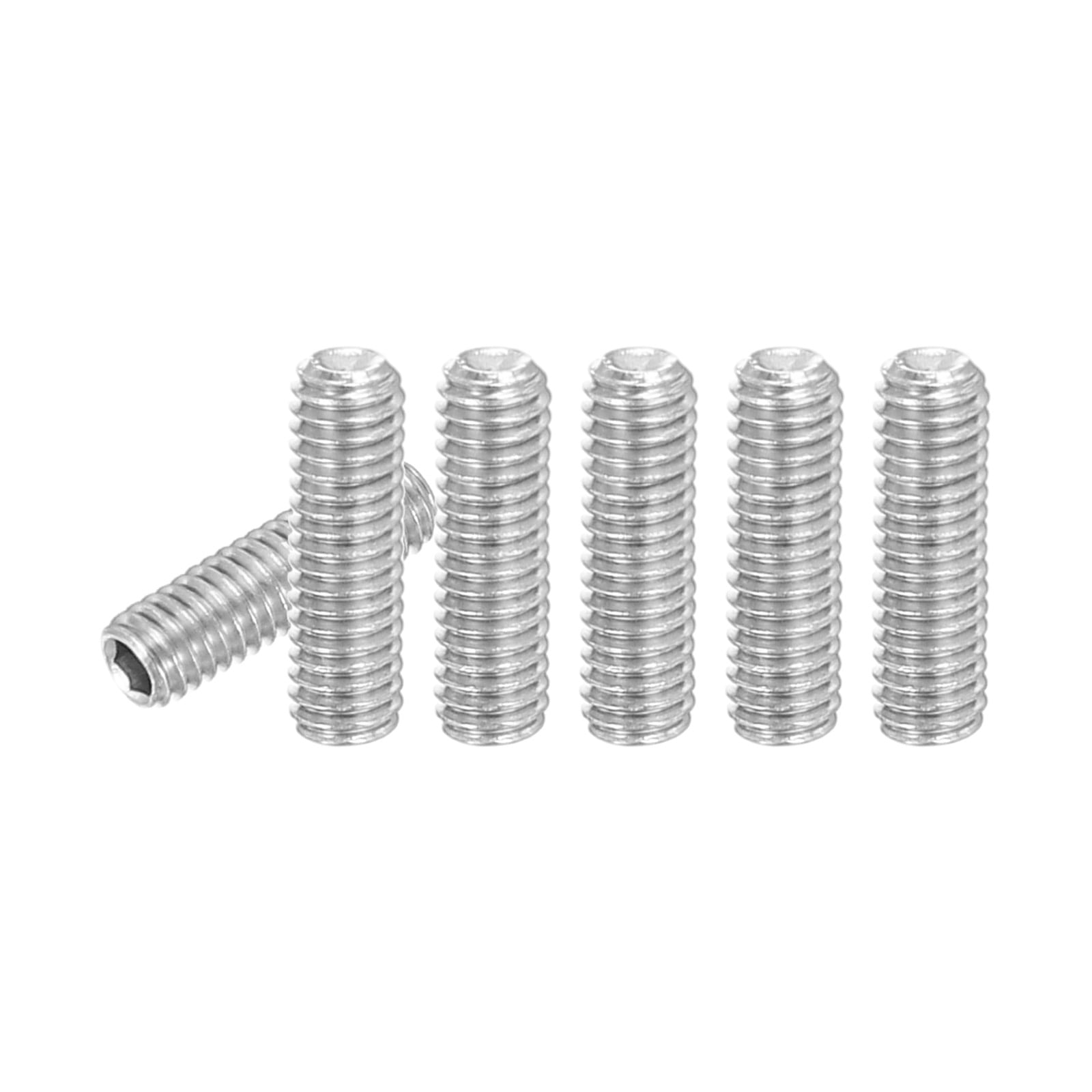 Hex Socket Grub Screw Flat Point Grub Bolt Stainless Steel Head Socket ...