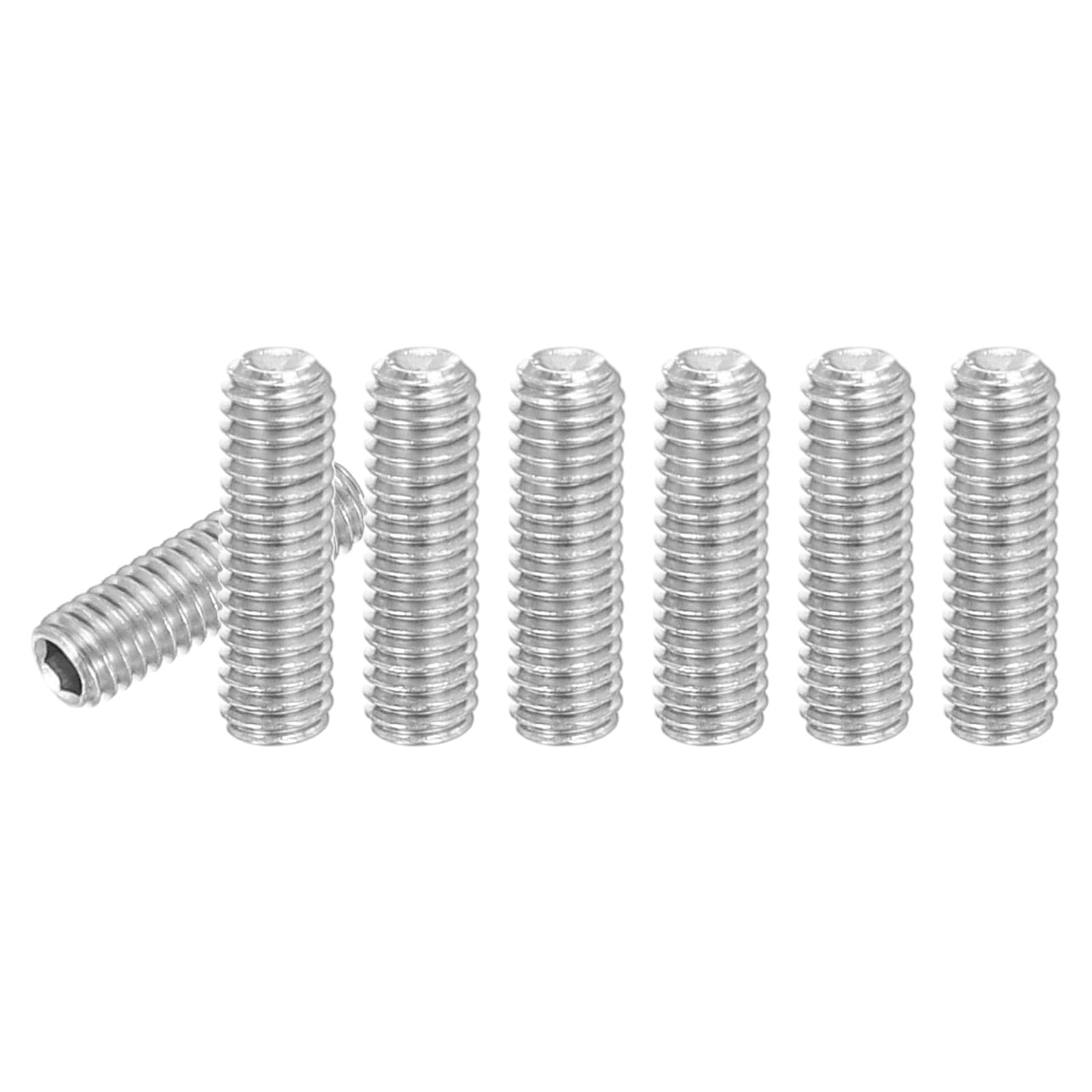Hex Socket Grub Screw Flat Point Grub Bolt Stainless Steel Head Socket ...