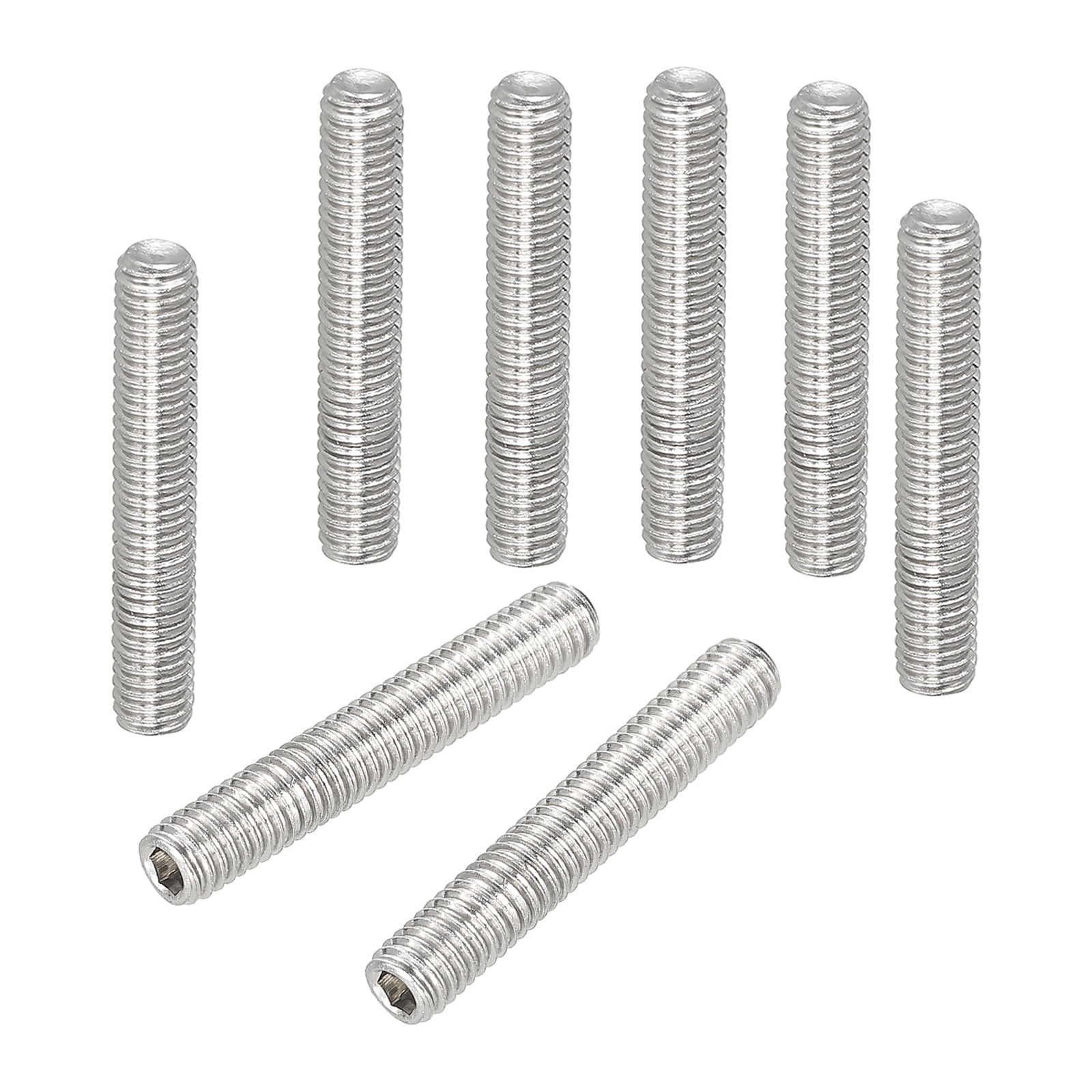 Hex Socket Grub Screw Flat Point Grub Bolt Stainless Steel Head Socket Set Screws for Door ...