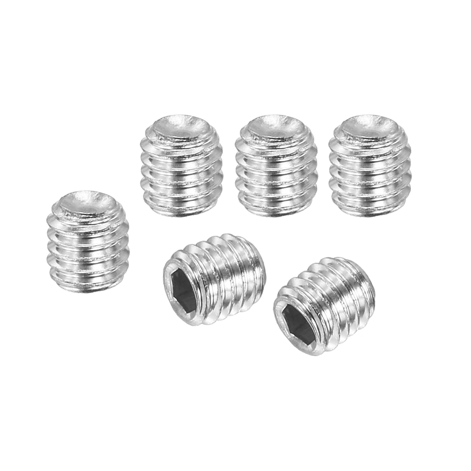 Hex Socket Grub Screw Flat Point Grub Bolt Stainless Steel Head Socket ...