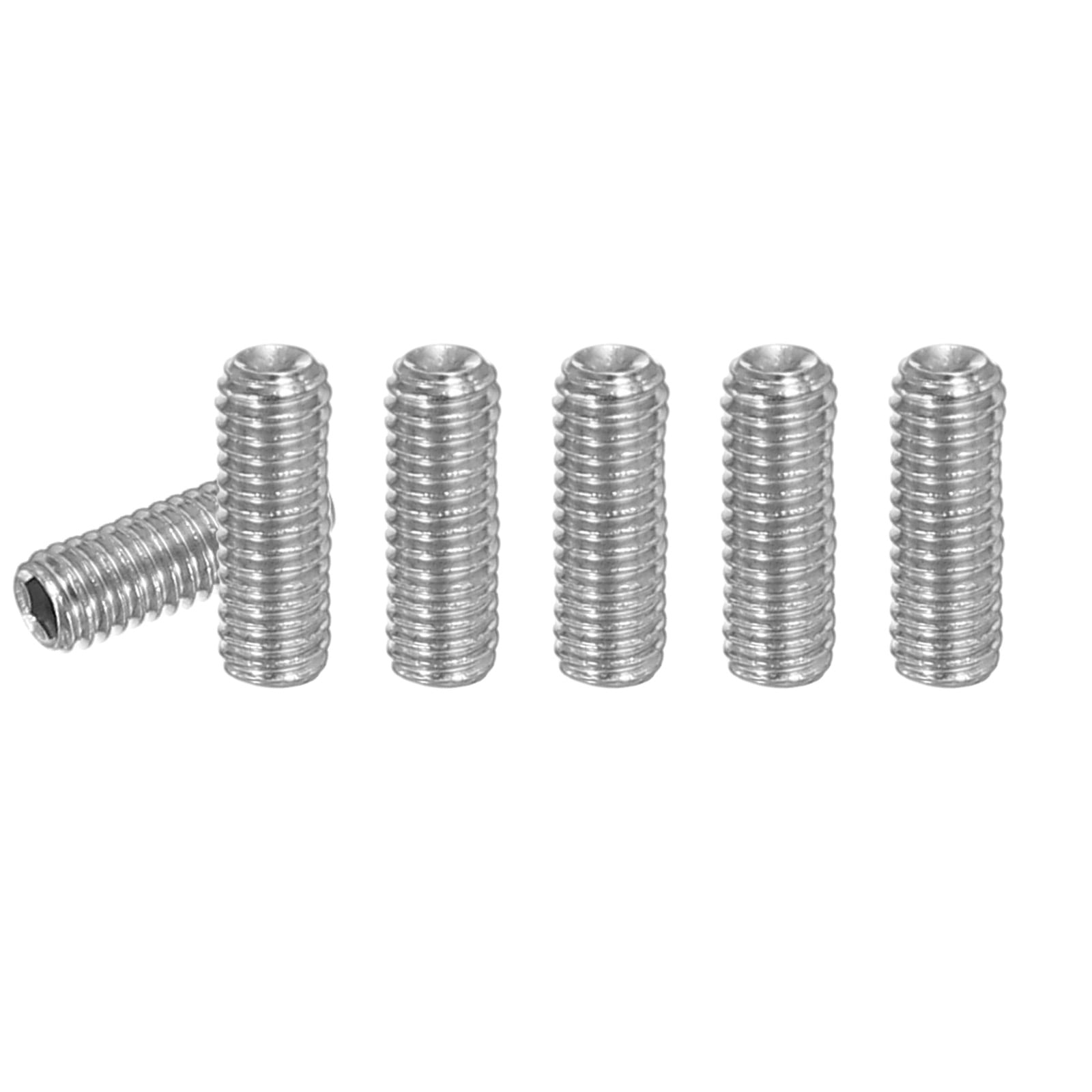 Hex Socket Grub Screw Flat Point Grub Bolt Stainless Steel Head Socket ...