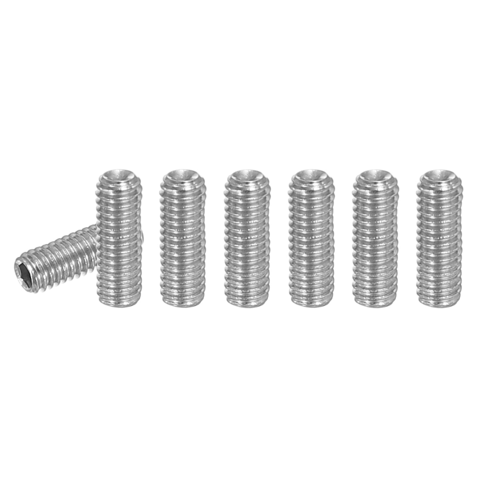 Hex Socket Grub Screw Flat Point Grub Bolt Stainless Steel Head Socket ...