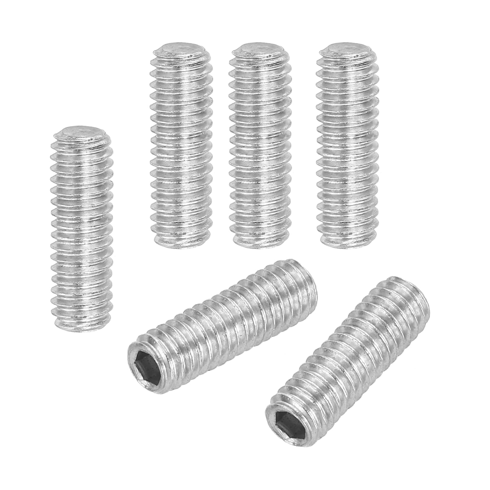 Hex Socket Grub Screw Flat Point Grub Bolt Stainless Steel Head Socket ...