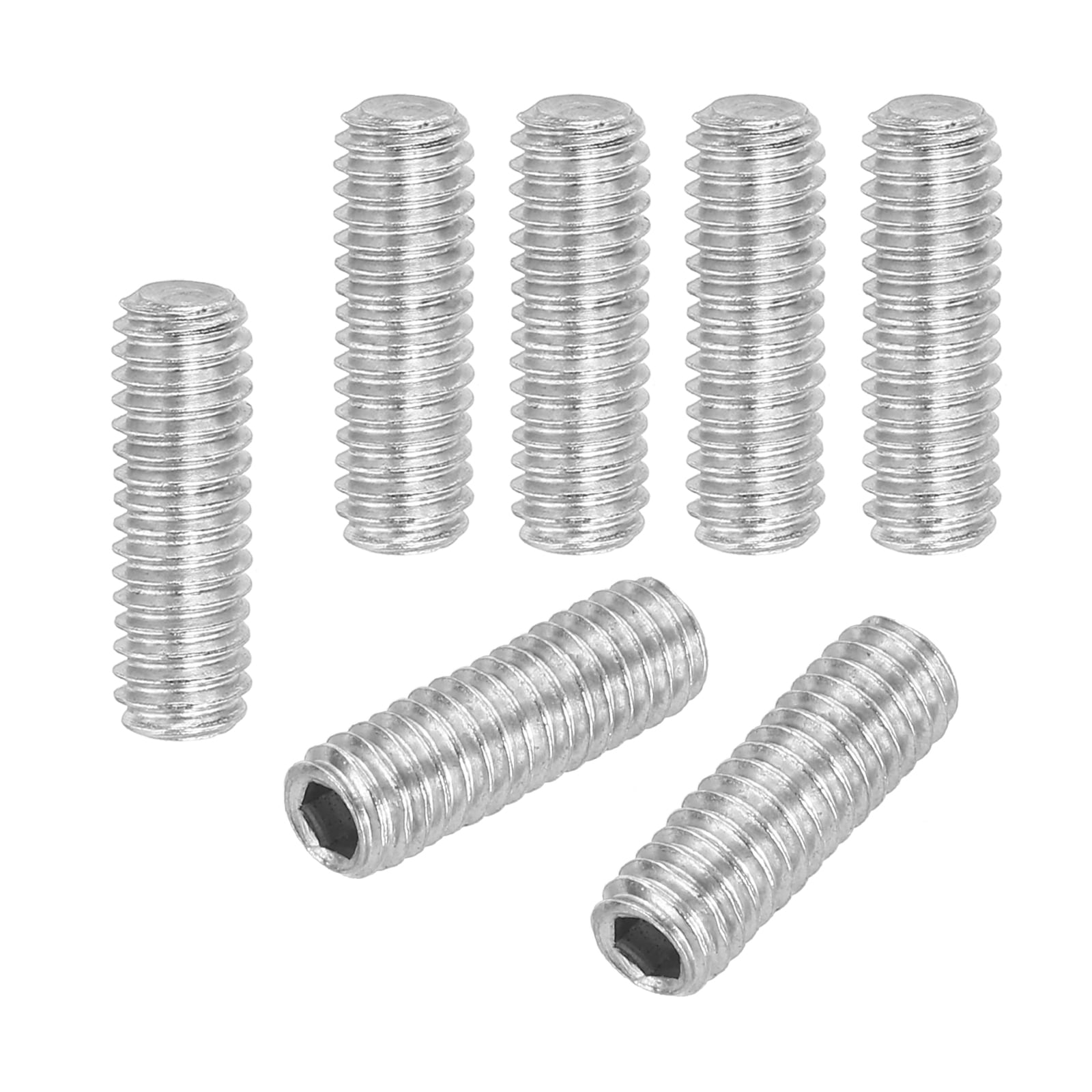 Hex Socket Grub Screw Flat Point Grub Bolt Stainless Steel Head Socket ...