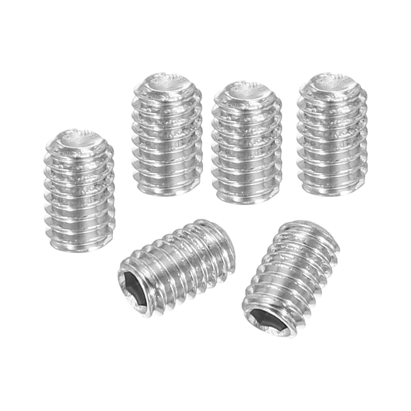 Hex Socket Grub Screw Flat Point Grub Bolt Stainless Steel Head Socket ...