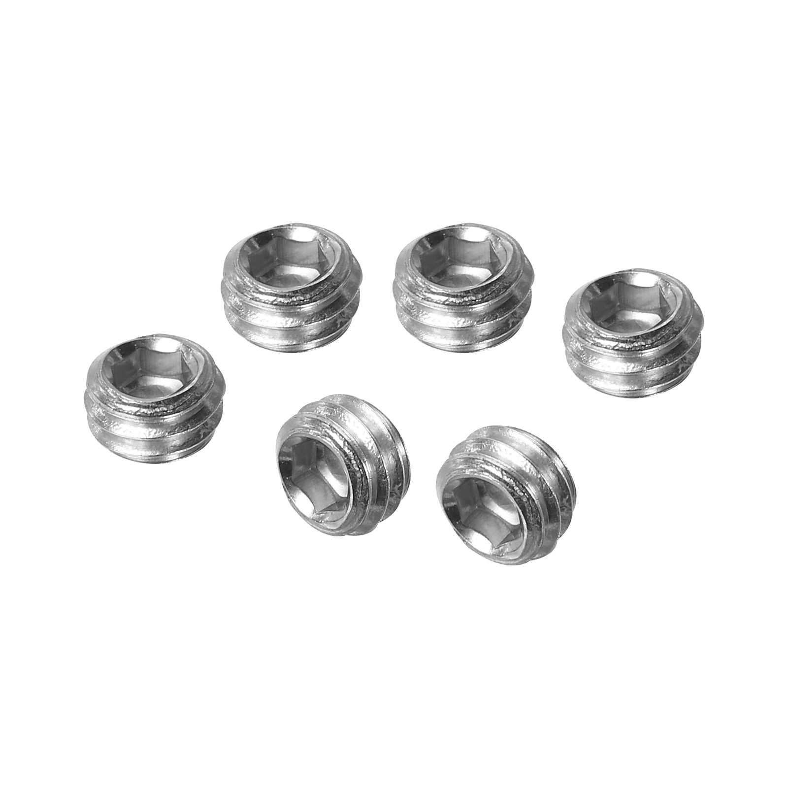 Hex Socket Grub Screw Flat Point Grub Bolt Stainless Steel Head Socket ...