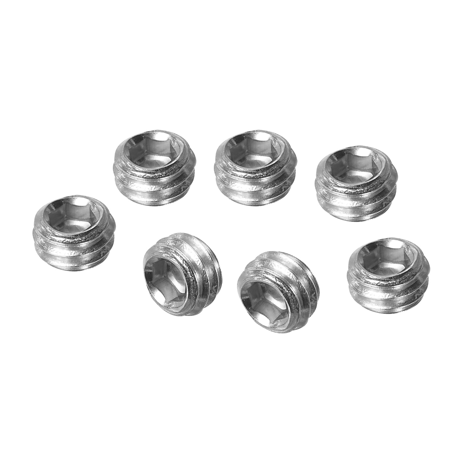 Hex Socket Grub Screw Flat Point Grub Bolt Stainless Steel Head Socket ...