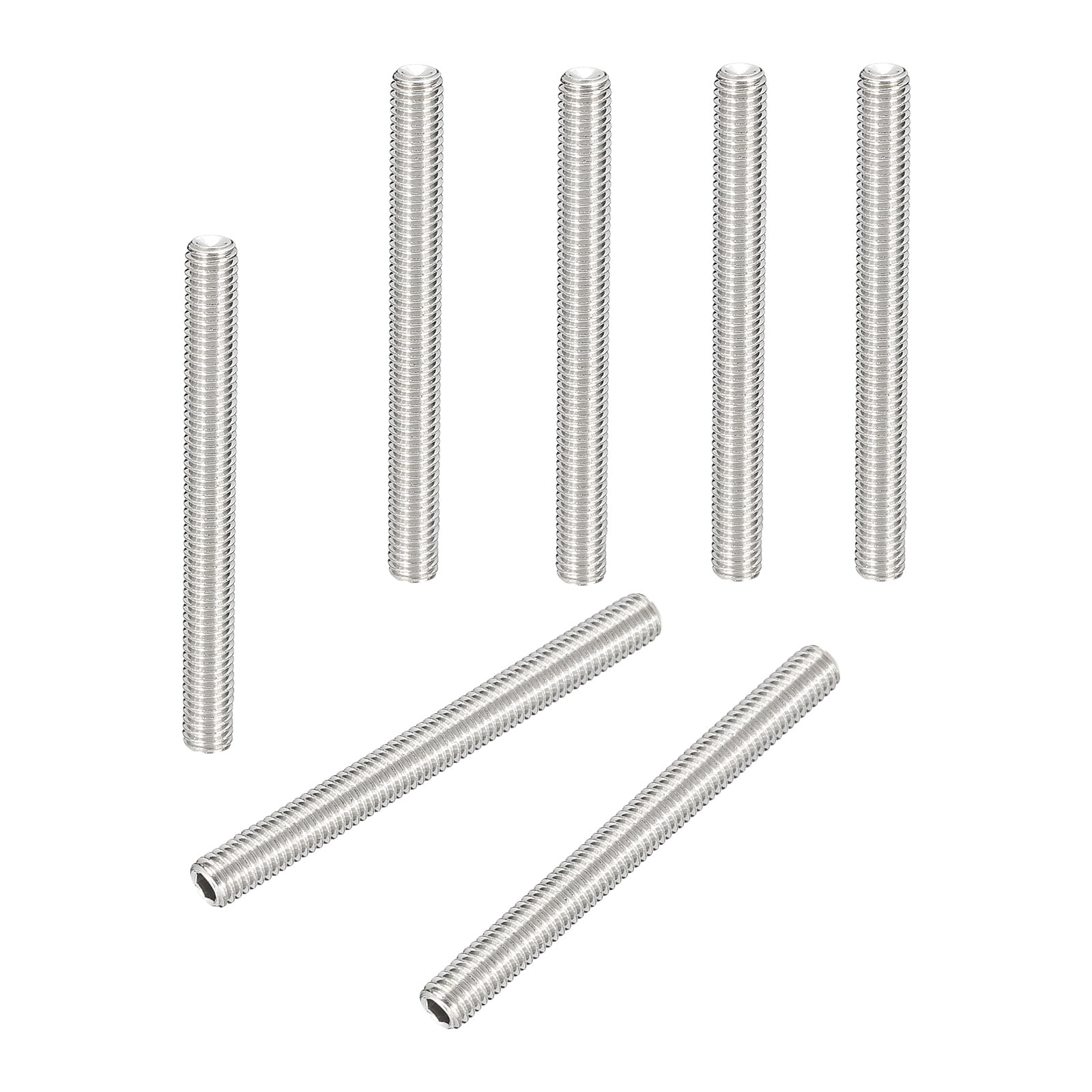 Hex Socket Grub Screw Flat Point Grub Bolt Stainless Steel Head Socket ...
