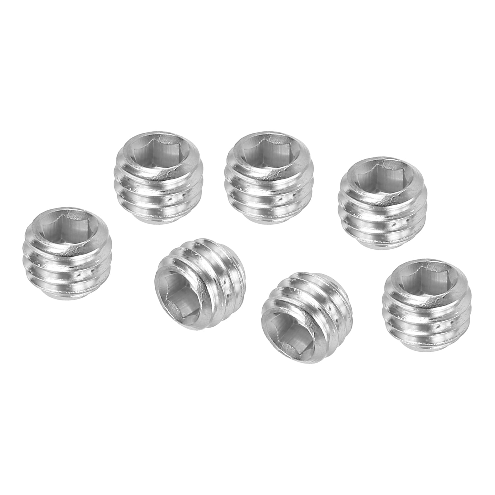 Hex Socket Grub Screw Flat Point Grub Bolt Stainless Steel Head Socket ...