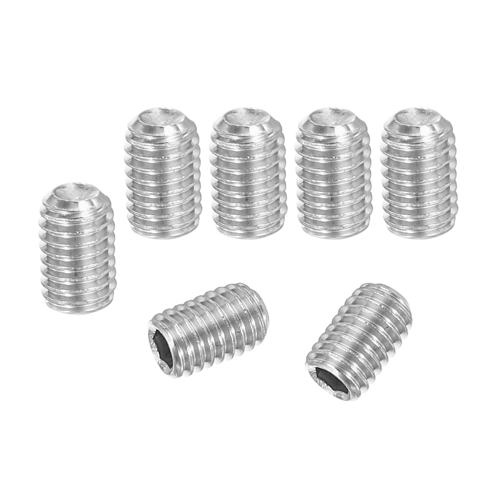 Hex Socket Grub Screw Flat Point Grub Bolt Stainless Steel Head Socket ...