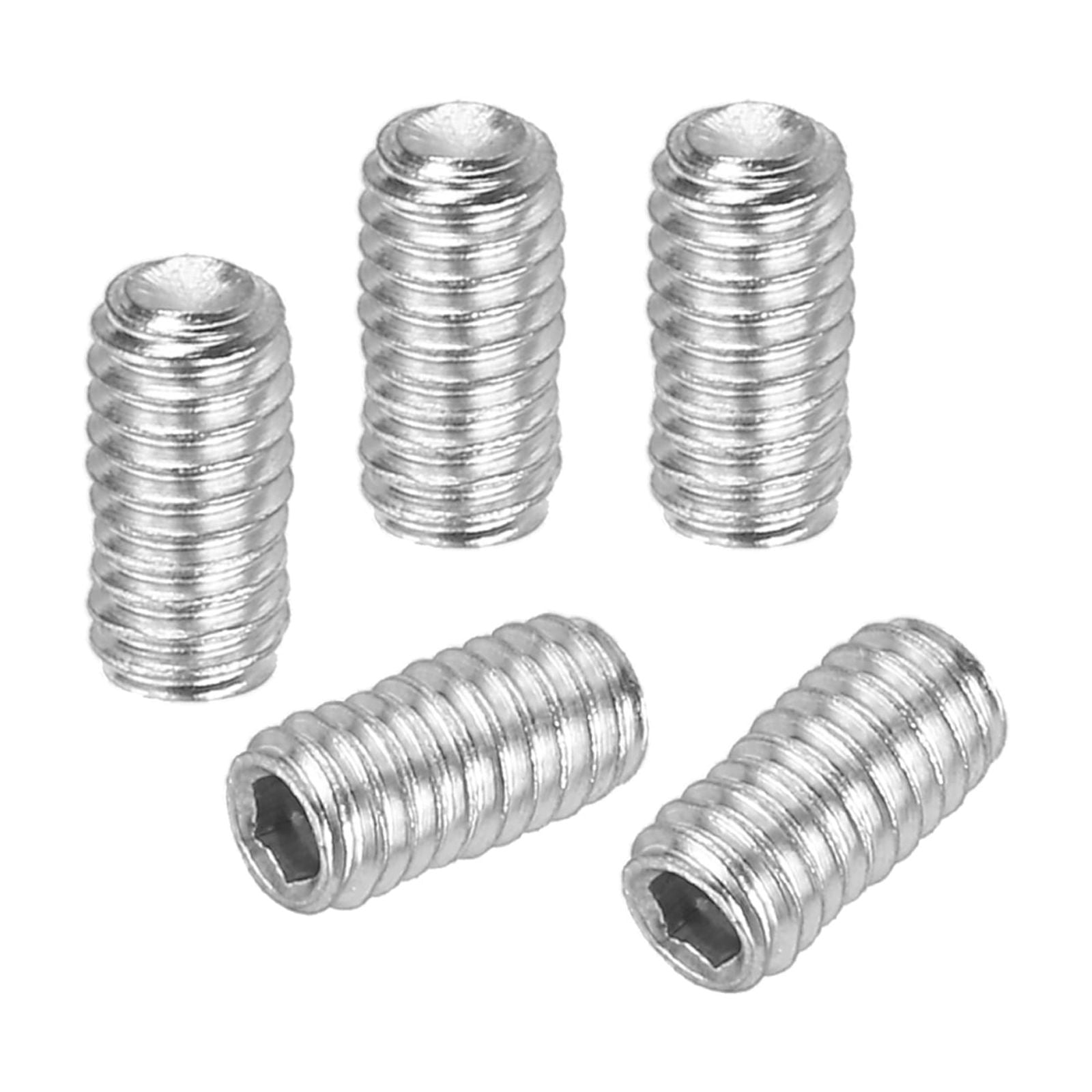 Hex Socket Grub Screw Flat Point Grub Bolt Stainless Steel Head Socket ...