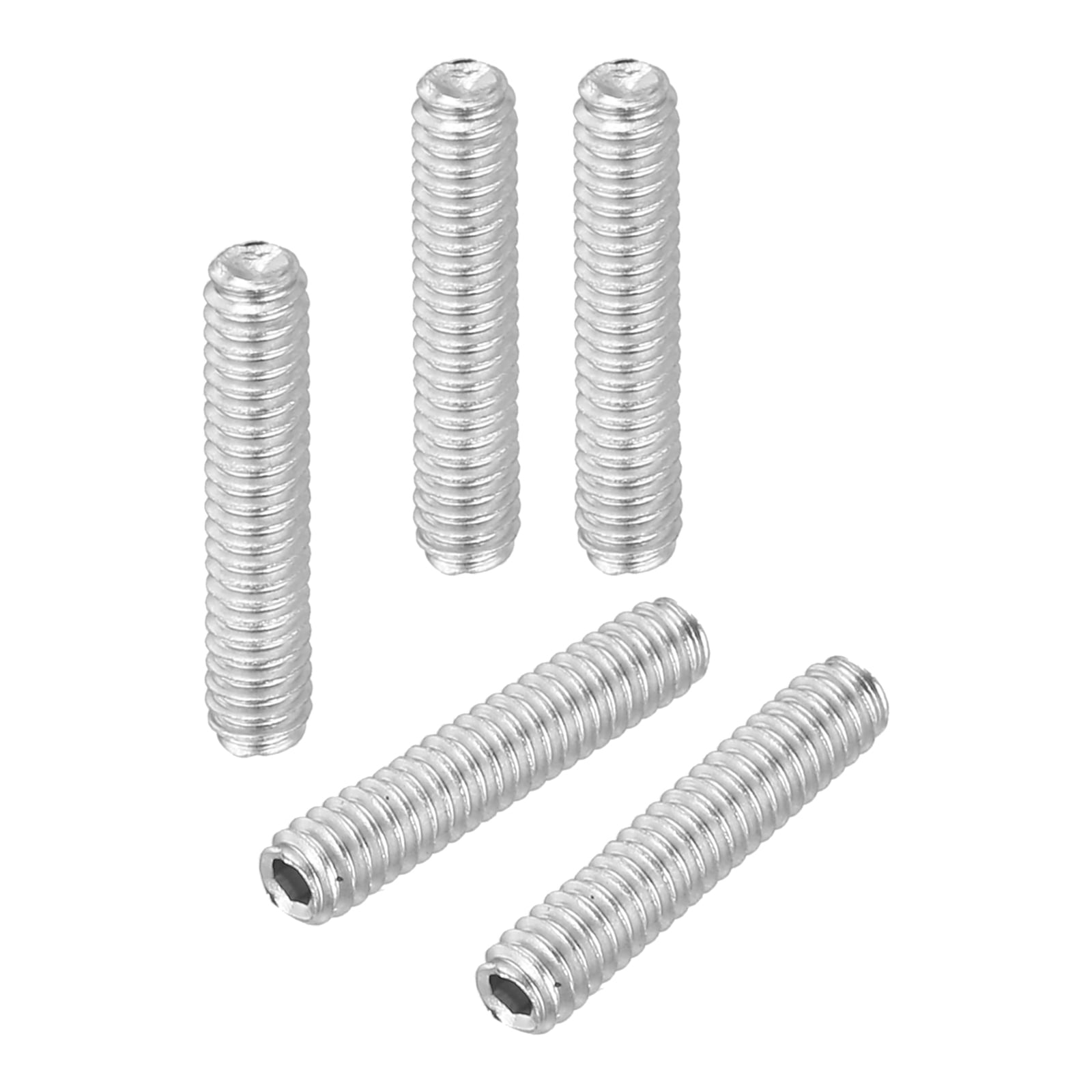 Hex Socket Grub Screw Flat Point Grub Bolt Stainless Steel Head Socket ...