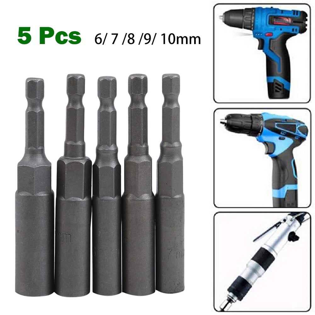 Hex Socket Screwdriver Drill Drill Adapter Driver Tools Nut Bolt Power-Tools - Walmart.com