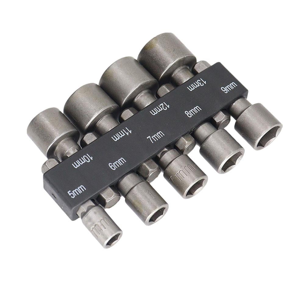 Hex Socket Sleeve Nozzles Nut Driver Set Power Nuts Screwdriver Driver ...