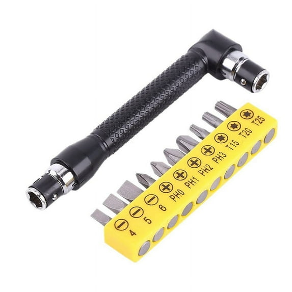 Hex Socket Wrench 1/4Inch L Shaped Socket Wrench Set with 10Pcs Various ...