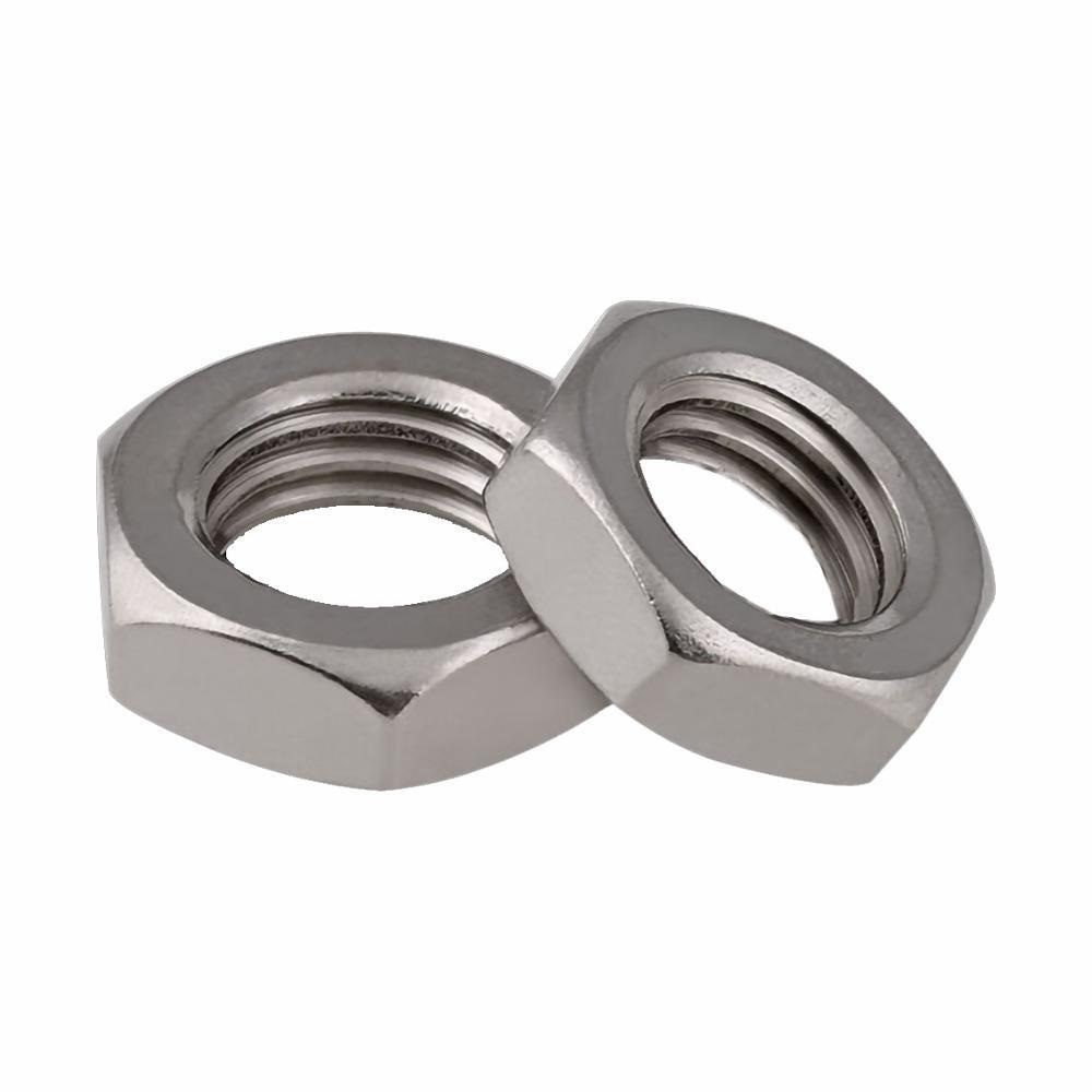 Hex Thin Nut M4 M5 M6 M8 M10 M12 M14 M16 M18 M20 Lock Nuts Flat Hexagon ...