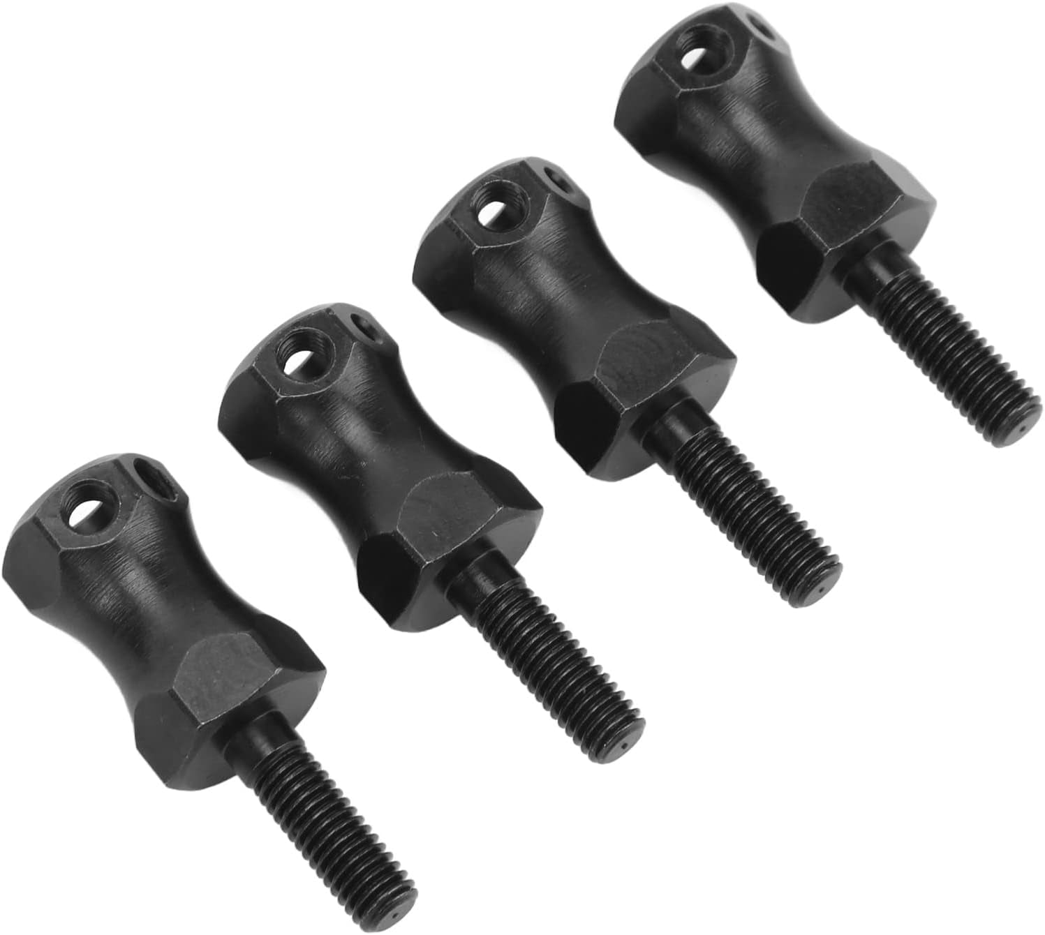 Hex Wheel Hub Extension Adapter, 4Pcs 15mm 1/10 Steel Widen RC Car ...