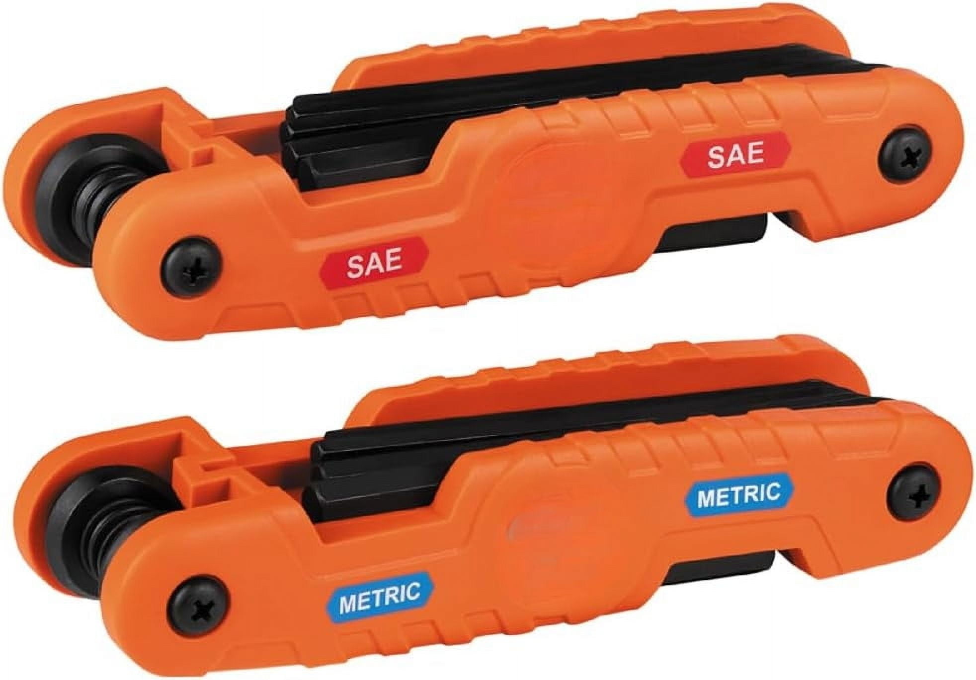 Hex Wrench Key Set, 11 SAE Sizes, Heavy Duty Folding Allen Wrench Tool ...