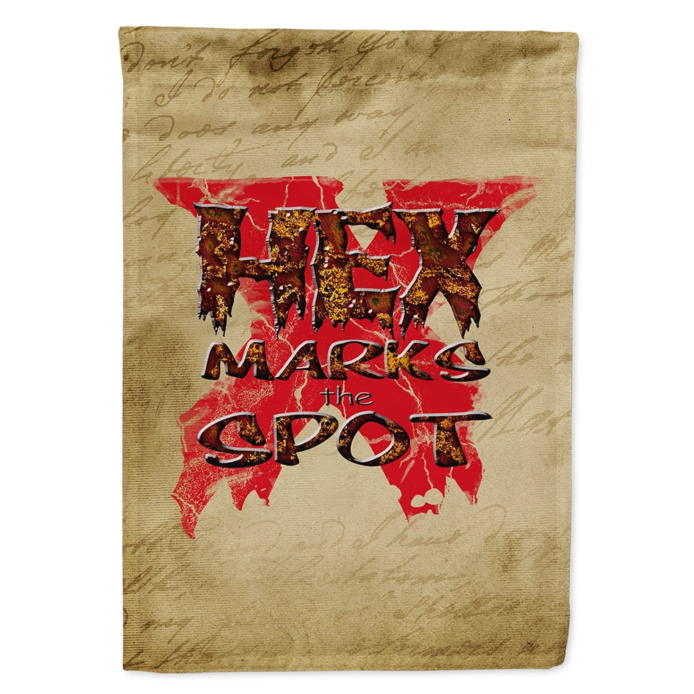 Hex marks the spot Halloween Garden Flag - Walmart.com