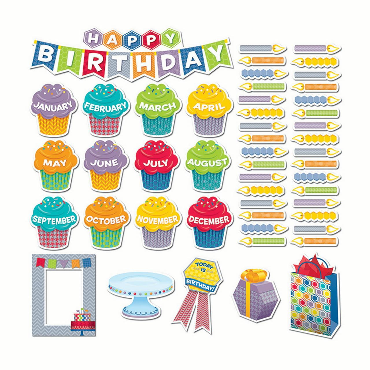 HexaFun Happy Birthday Mini Bulletin Board Set - Walmart.com