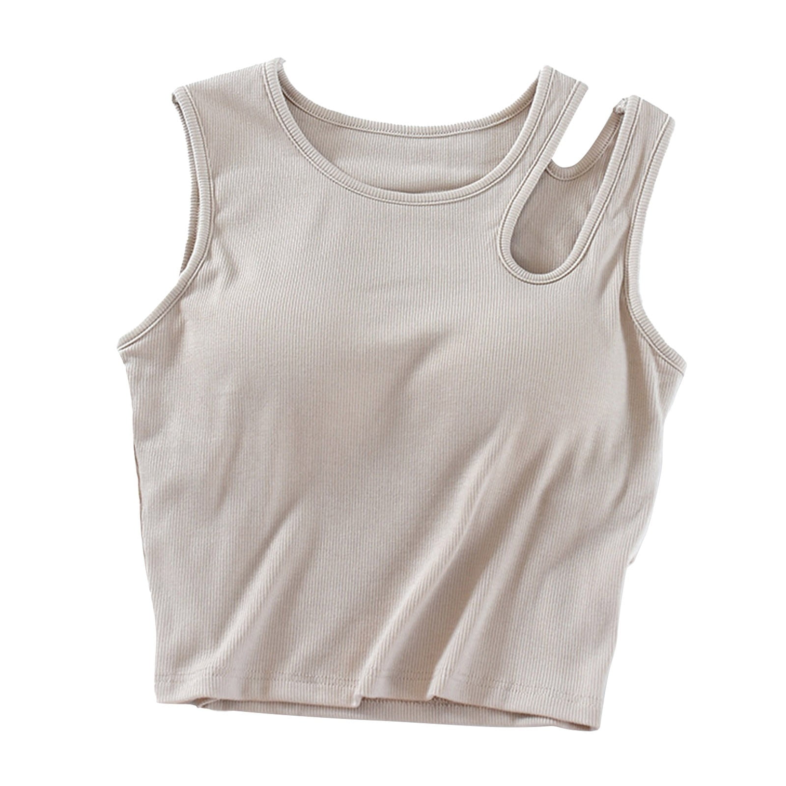 HexaHive Exposed Navel Vest with Chest Pad - Female High Waist Slim ...