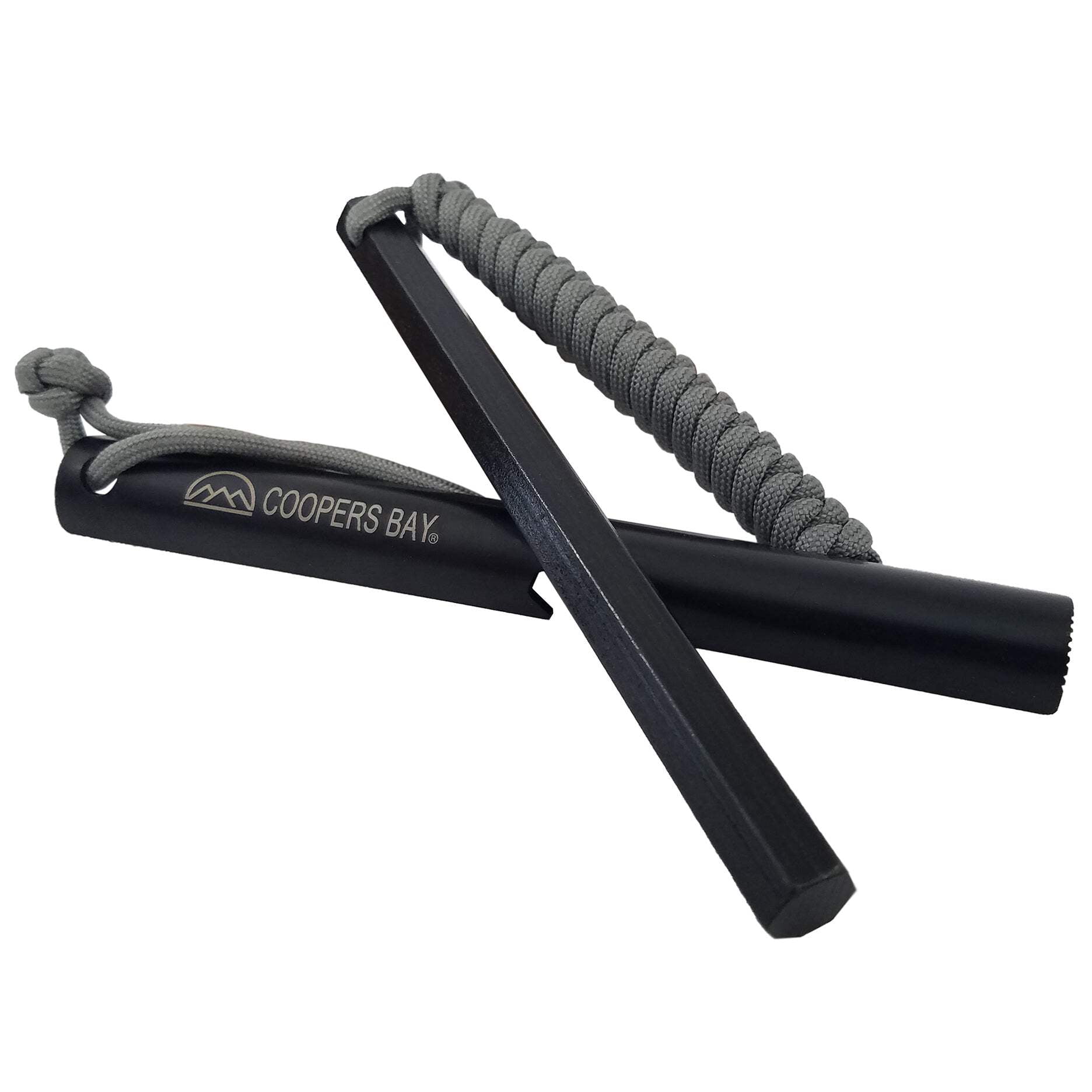 HexaLite X-Large 6-Sided Ferro Rod Flint Fire Starter with Easy Grip ...