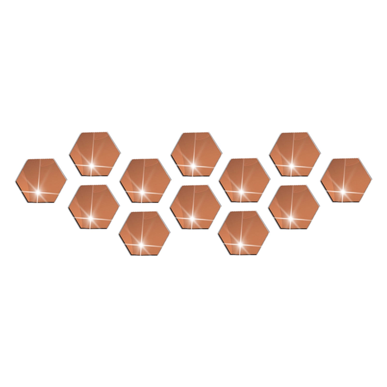 Hexagon Acrylic DIY Wall Sticker 3D Stereo Home With Football Stickers ...