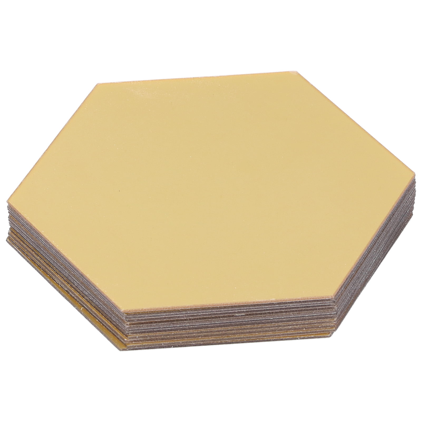 Hexagon Acrylic Mirror Tiles, Peel and Stick Kitchen Backsplash Tiles ...
