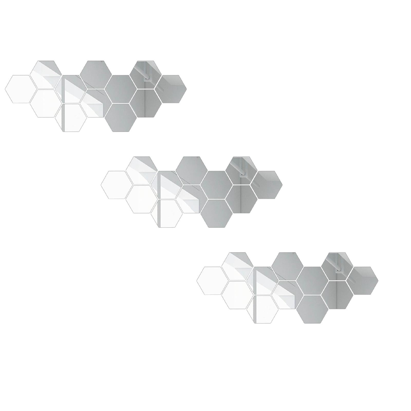 Hexagon Acrylic Wall Sticker Background Wall Decoration Sticker Baby ...