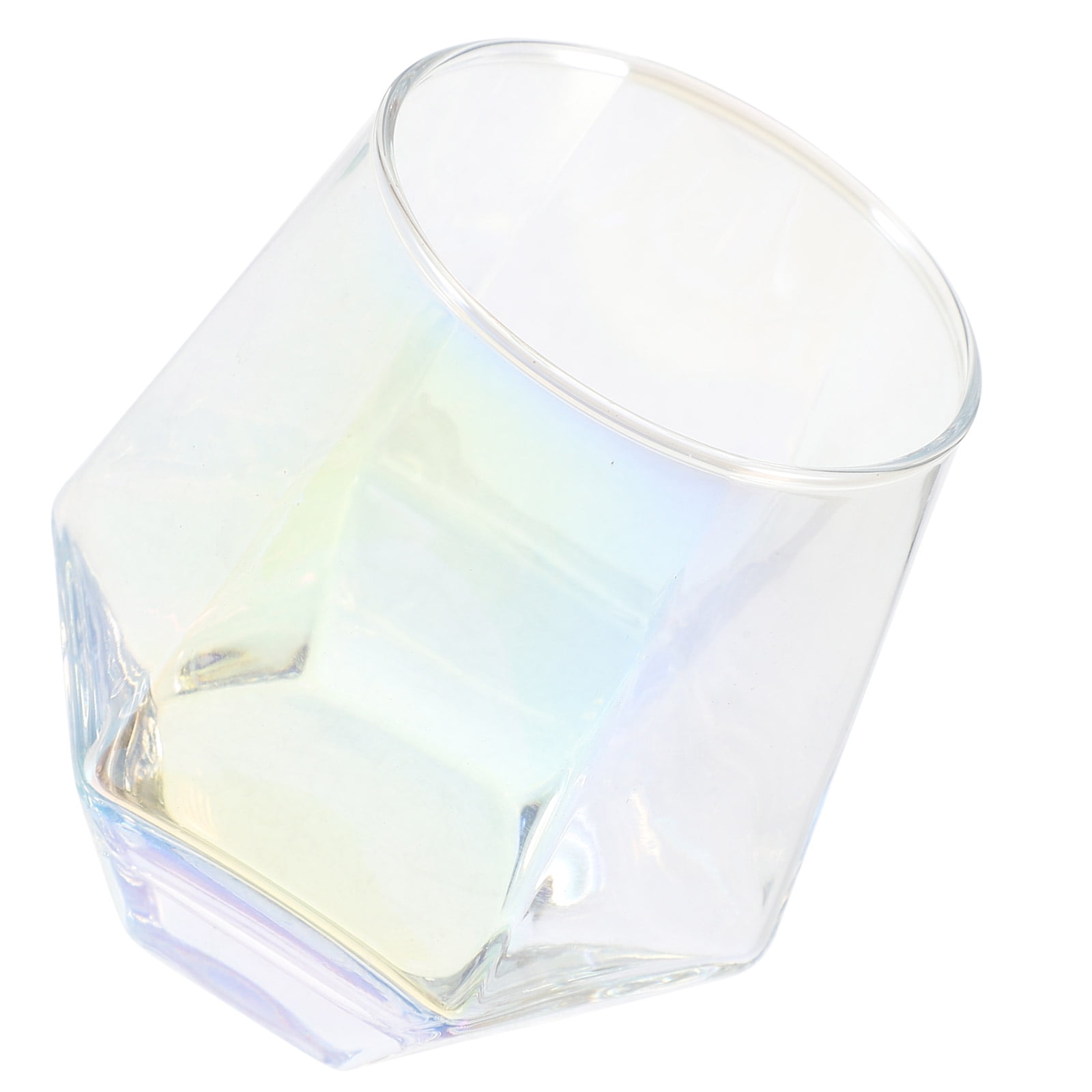 Hexagon Cup Stackable Mug Water Drinking Glasses Espresso Cups Wine ...