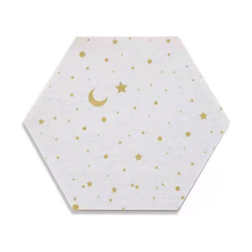 Hexagon Felt Board Tiles Self Adhesive Wall Bulletin Boards Felt Memo ...