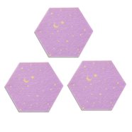 Decorative 11x14 Felt Memo Board with Worn White Wooden Frame and 356 ...