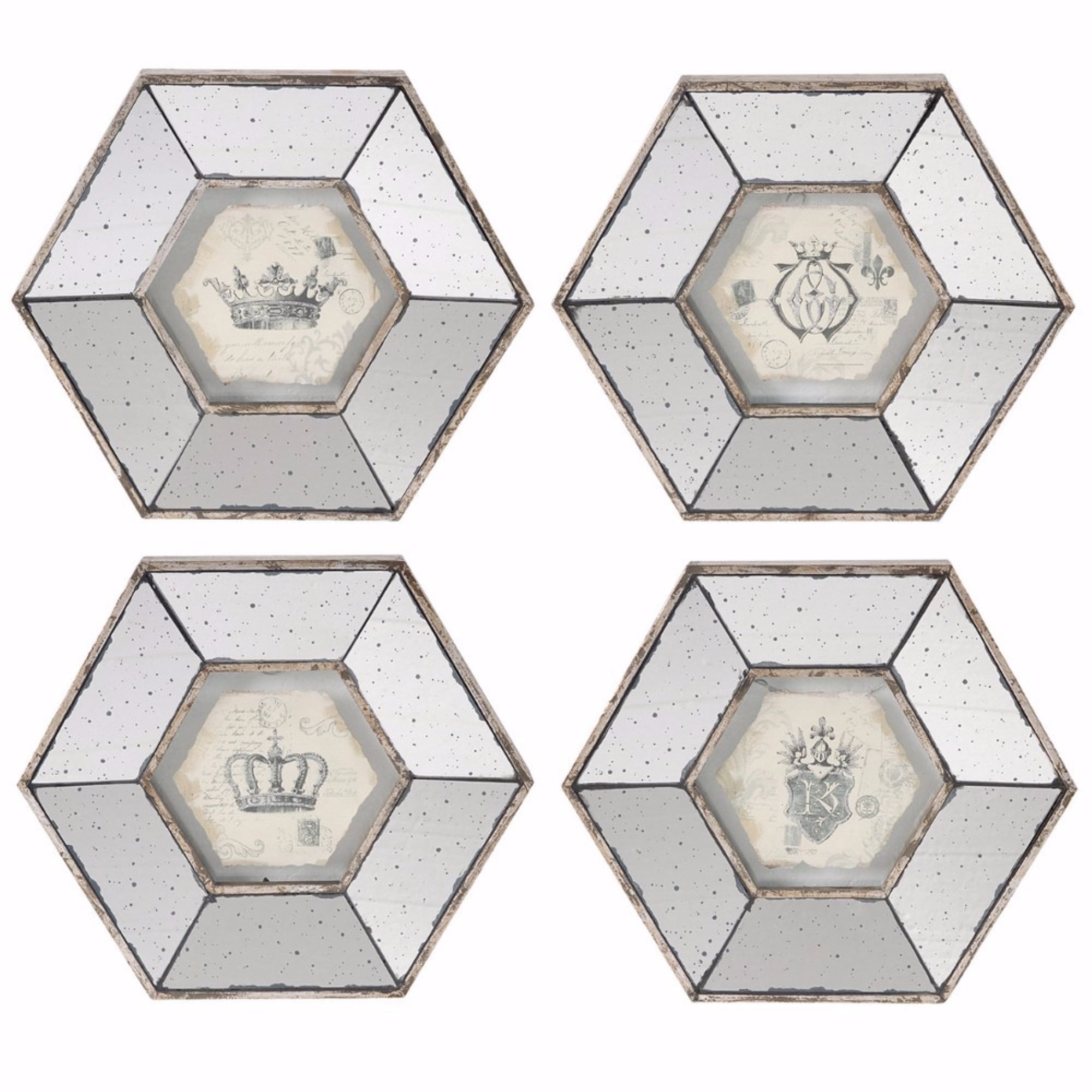 Hexagon Frames - Set of 4 - Walmart.com