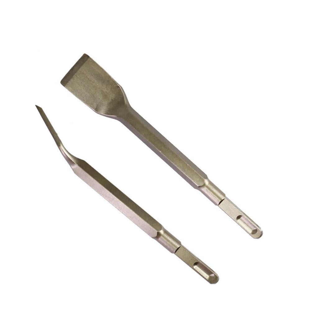 Hexagon Handle Bent Chisel Bit Electric Pickaxe Head for ImpactDrill ...