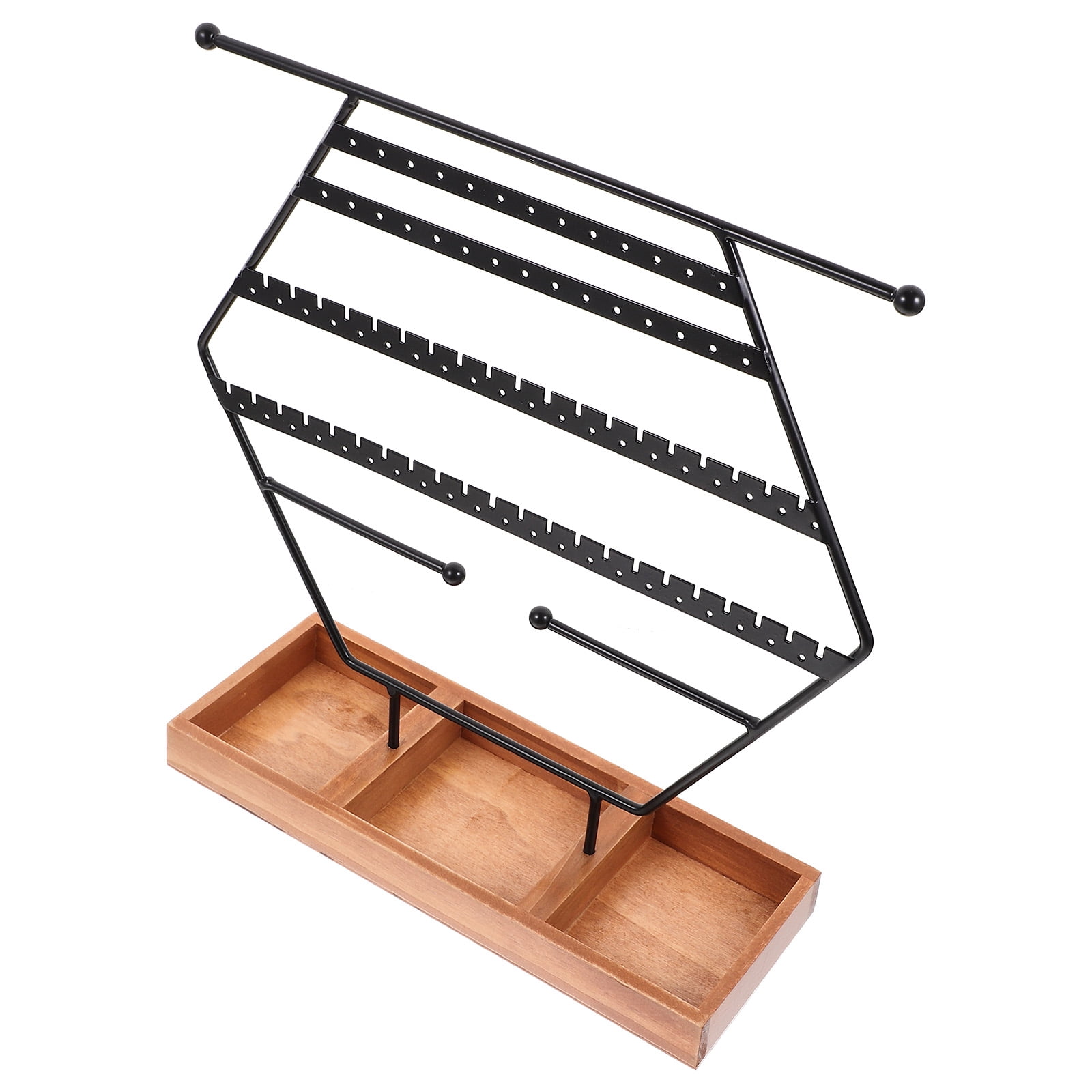 Hexagon Jewelry Display Stand Necklace Bracelet Earring Holder ...