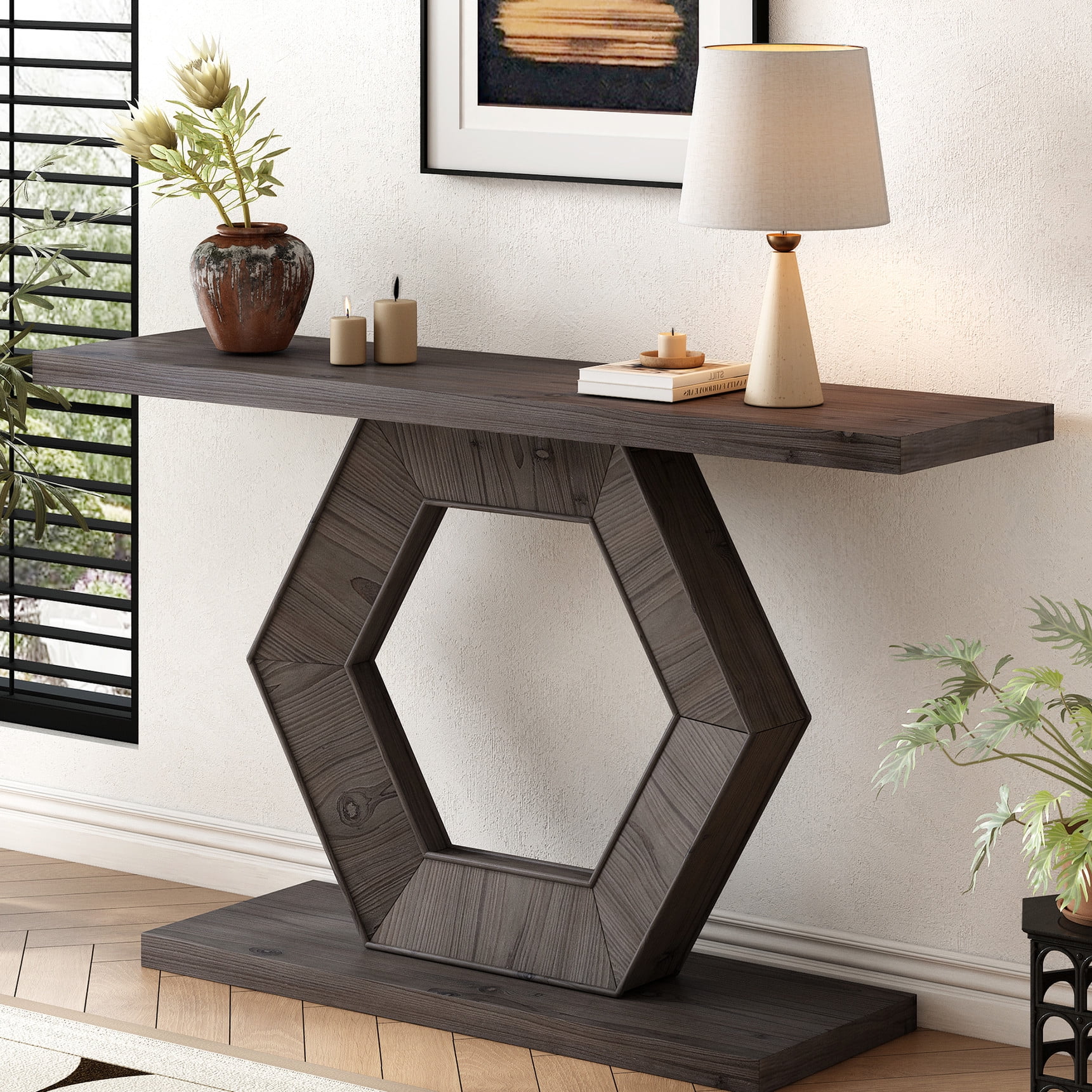 Hexagon Legged Furniture / For Residential Entry / Adds Modern Flair ...