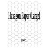 Hexagon Paper (Large): 50 Pages 8.5" X 11" (Paperback) - Walmart.com