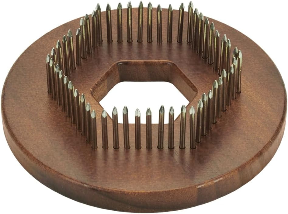 Hexagon Pin Loom Hexagon Wood Crochet Blocking Board with 55 pcs 1 ...