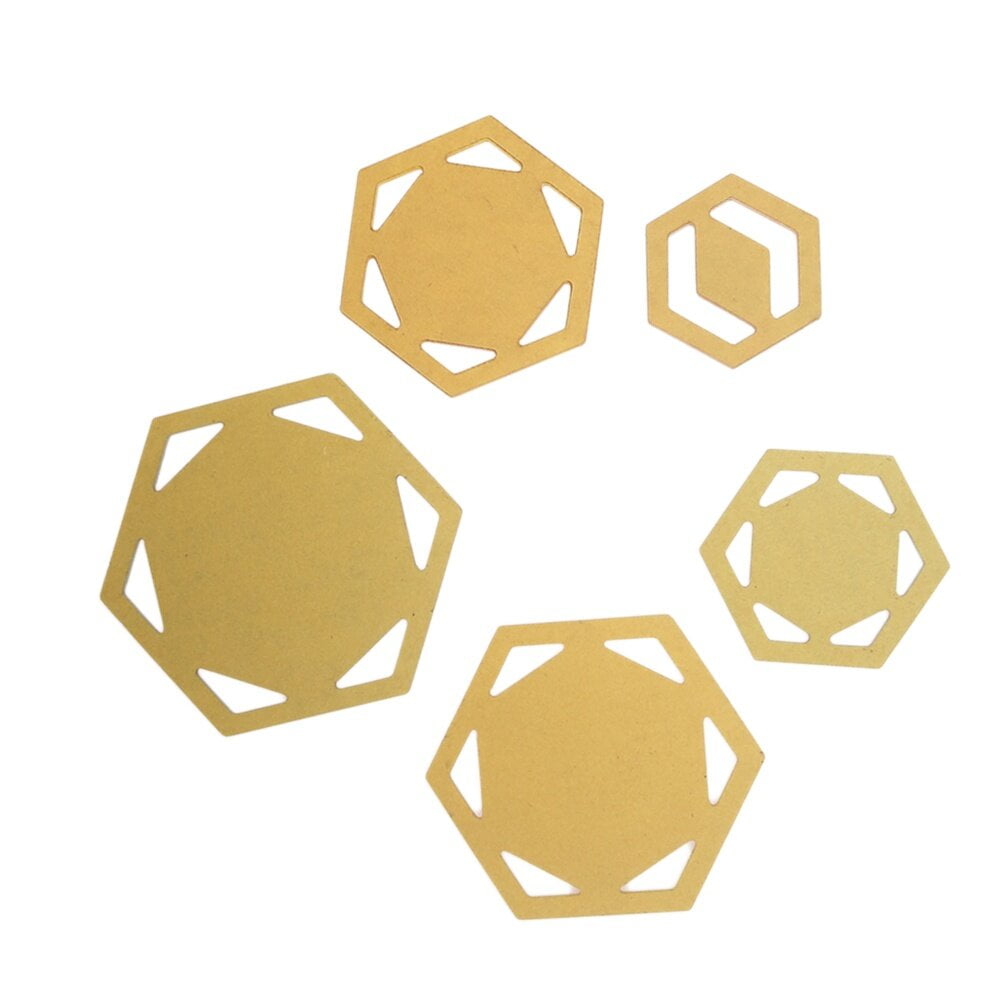 Hexagon Quilt Templates Acrylic Stencil DIY Tool for Leather Craft ...