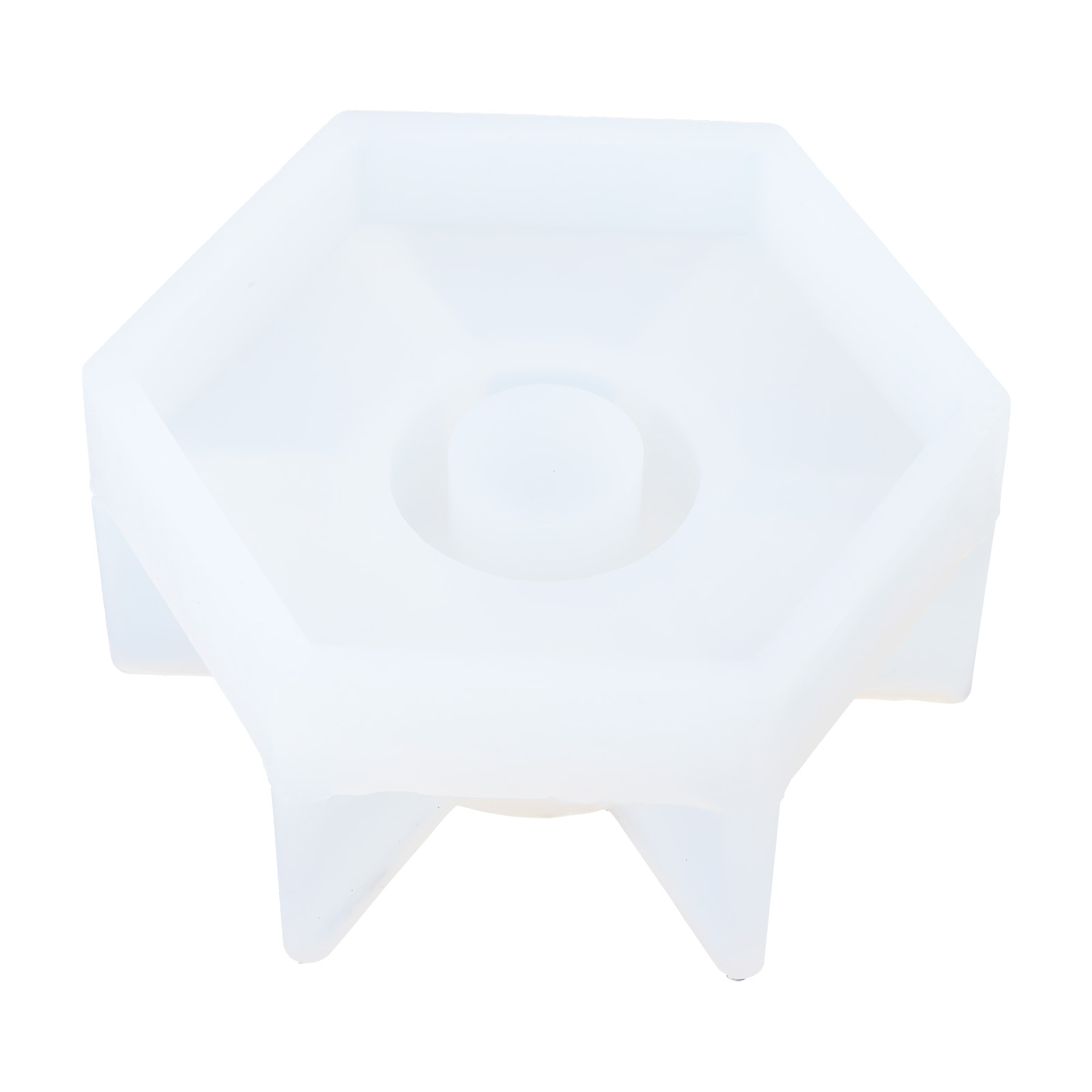 Hexagon Rod Candlestick Base Silicone Mold Holder Resin Mold ...