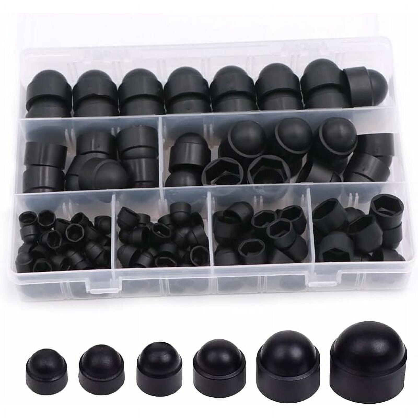 Hexagon Screw Protectors, 145 Piece Plastic Bolt Caps, Bolt Nut ...