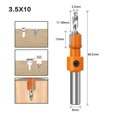 32mm High Speed Hex Shank Drill Bit Firewood Log Wood Splitter Screw ...