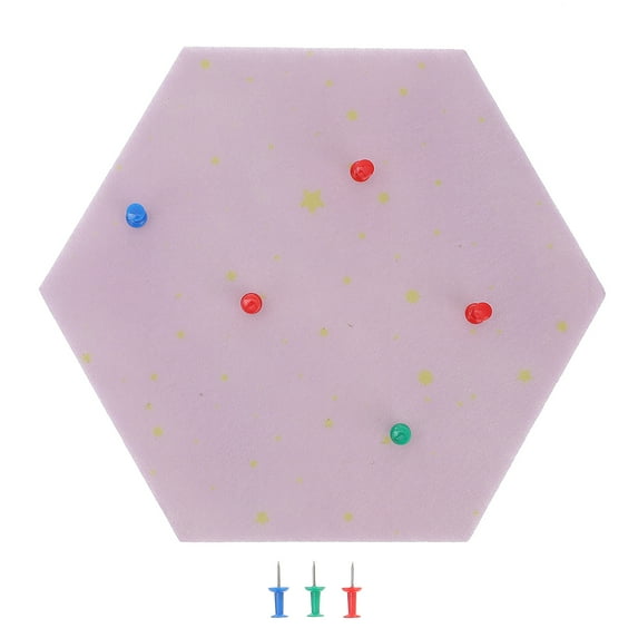 Hexagon Shape Wall Board Bulletin Cork Home Decoration Felt Tile ...
