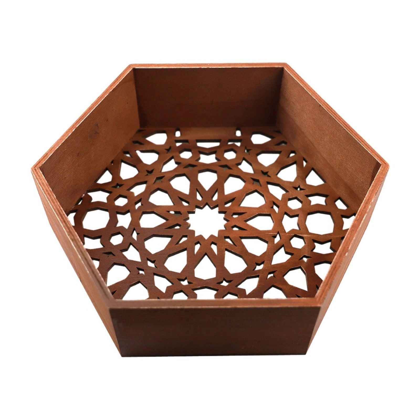 Hexagon Shelf Bedside Display Stand Wall Mounted Flower Pots Holder ...