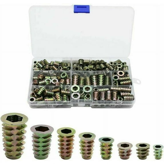 Hexagon Socket Head Cap Screw for Wood Furniture, Nut Assortment Kit ...