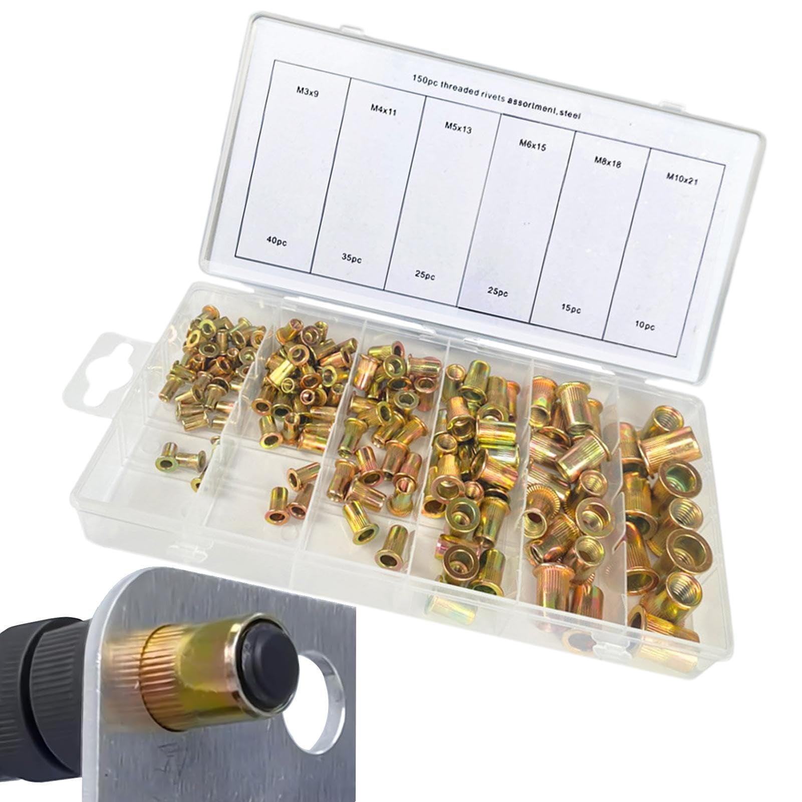 Hexagon Socket - Nuts Assortment Kit,Nut Set, Screws And Nuts, Metric ...